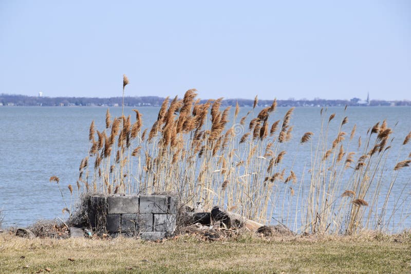 Scenic View of Montreal from Perrot Island Stock Image - Image of ...
