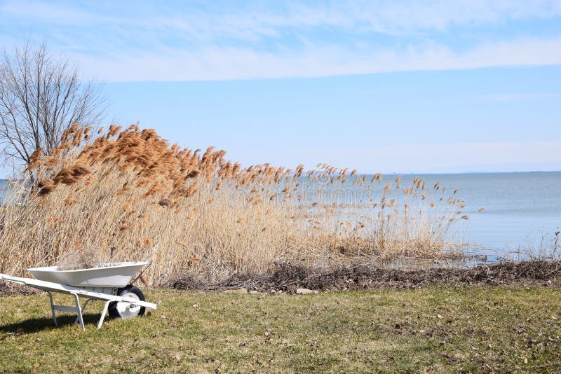 Scenic View of Montreal from Perrot Island Stock Image - Image of ...