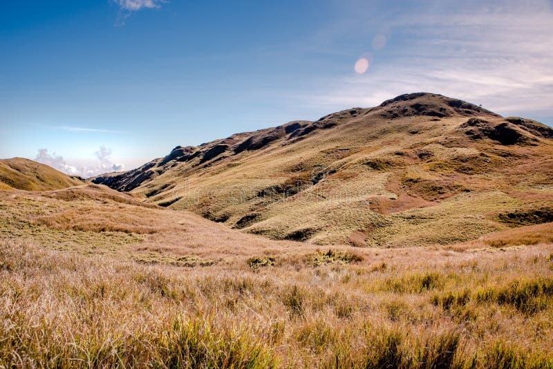 Scenic View of Mount Pulag National Park, Benguet, Philippines Stock ...