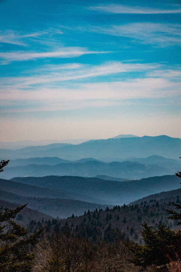 Scenic View of Mountains and Clouds for Perfect Backgrounds Stock Photo ...