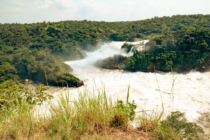 Scenic View Murchison Falls and Uhuru Waterfall in Murchison Falls in ...