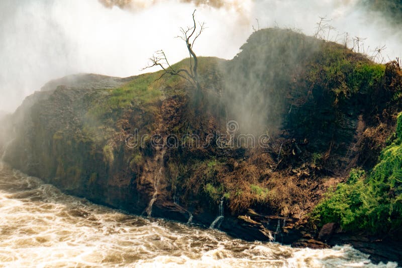 Scenic View Murchison Falls and Uhuru Waterfall in Murchison Falls in ...