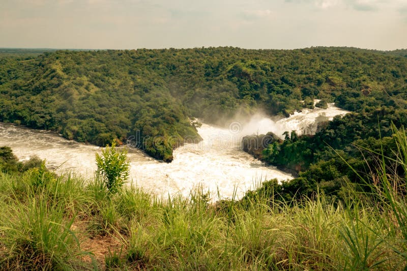 Scenic View Murchison Falls and Uhuru Waterfall in Murchison Falls in ...