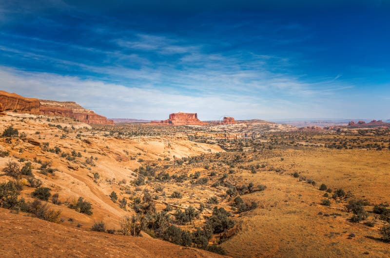 Red Rocks in the Canyonlands National Park, Utah Stock Photo - Image of ...