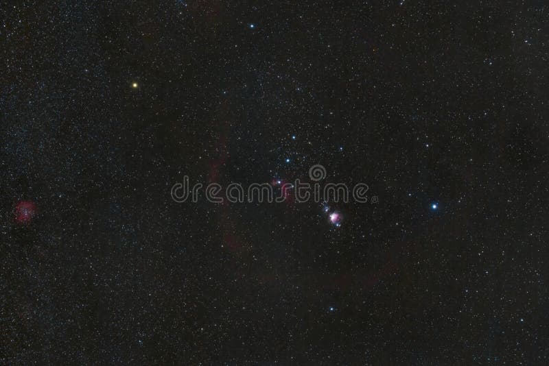 Scenic View of the Nebula in Space Stock Image - Image of illuminated ...