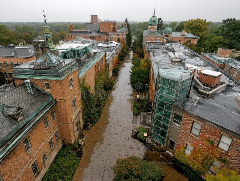 A Scenic View of the Ohio State University Campus Stock Photo - Image ...