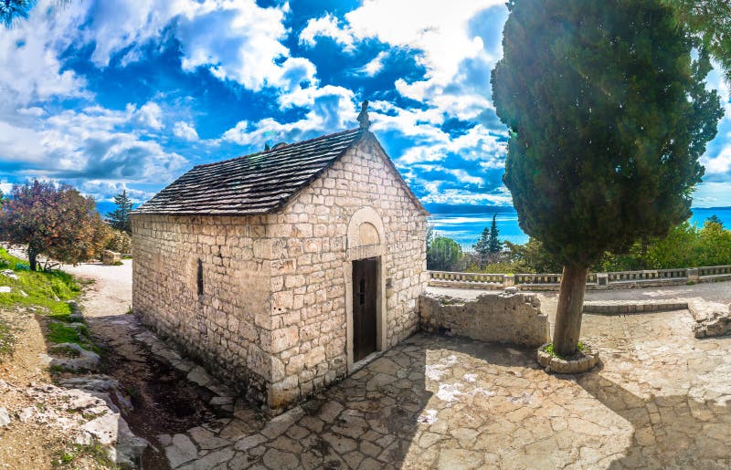 Old Chapel in Split, Marjan Hill. Stock Photo - Image of city, chapel ...