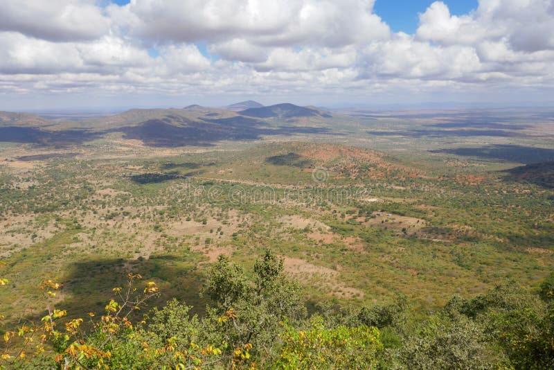 Scenic View of Ole Muntus Mountain Range in Sultan Hamud, Kenya Stock ...