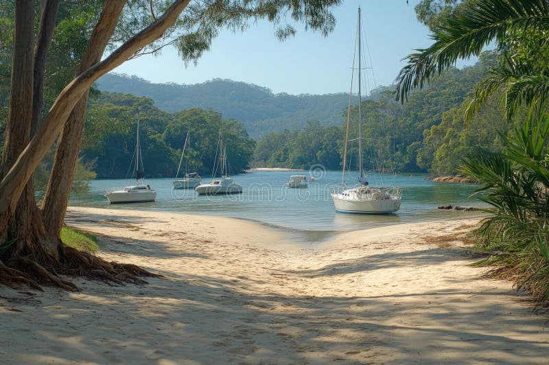 Scenic View Peel Inlet Australia Serene Natural Coastal Setting Stock ...