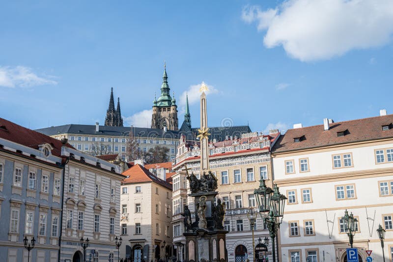 Scenic View of Prague Castle in Prague, Czech Republic Editorial Image ...