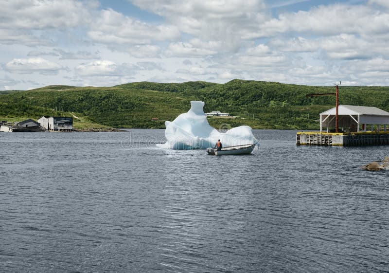 Scenic View at Red Bay Harbour, Labrador, Stock Image - Image of nature ...