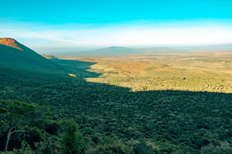Scenic View of Rift Valley Seen from Rift Valley View Point in Naivasha ...