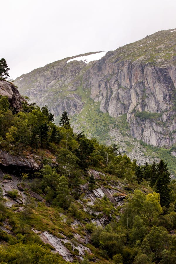 Scenic View of Sauda Norway Stock Photo - Image of valley, landscape ...