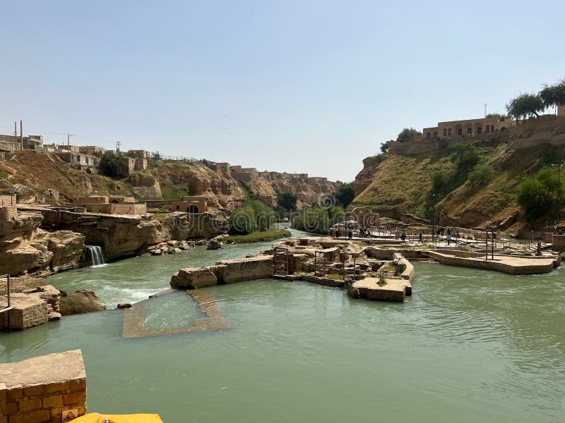 Scenic View of Shushtar Historical Hydraulic System in Iran Stock Photo ...
