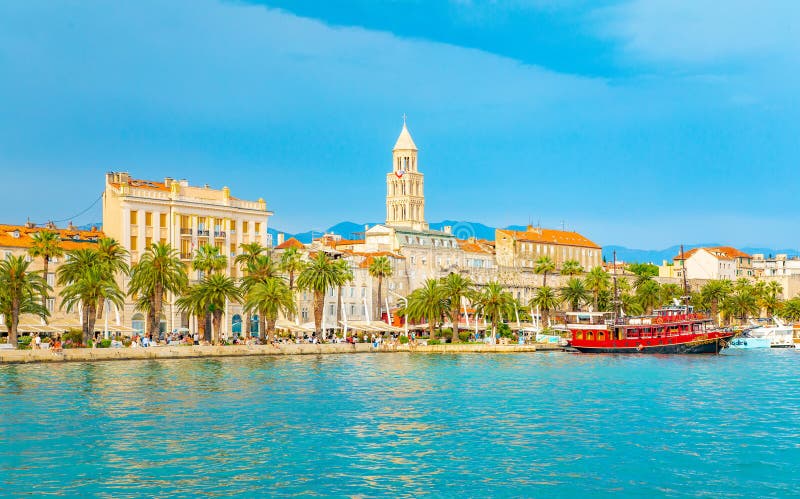 Split skyline, Croatia stock image. Image of scenery - 342806225