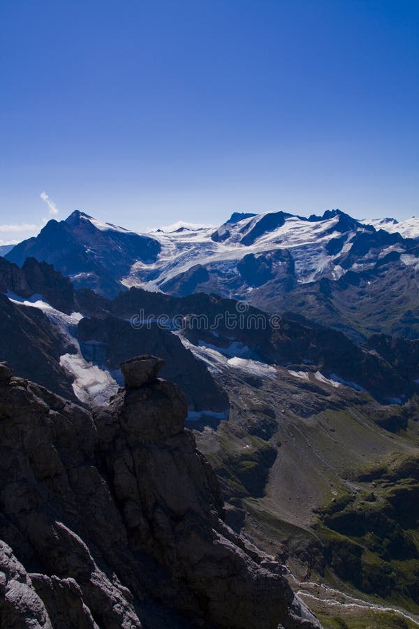 Scenic View from Titlis Mountain Stock Photo - Image of swiss, view ...