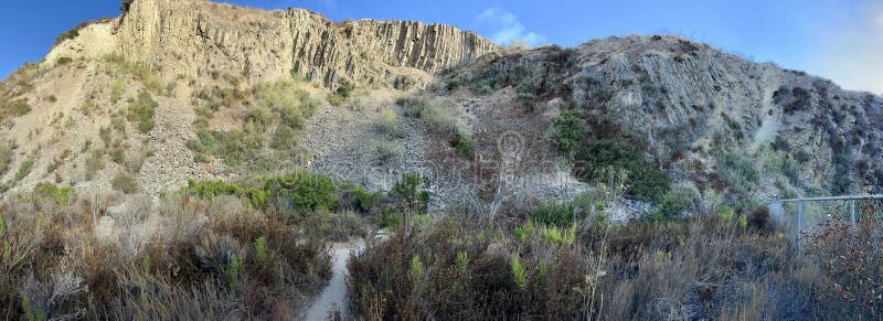 A Scenic View from a Trail at the Bottom of Mount Calavera Stock Image ...
