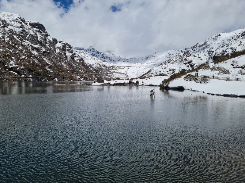 The Scenic View of the Tsomgo or Changu Lake in the States of Sikkim ...