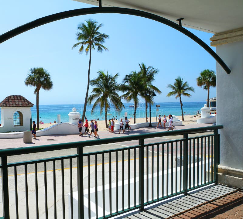 A Scenic View of a Typical Day at the Beach Editorial Photo - Image of ...