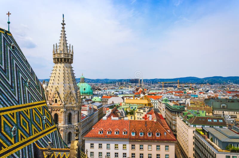 View of Vienna stock image. Image of life, facade, church - 46792993