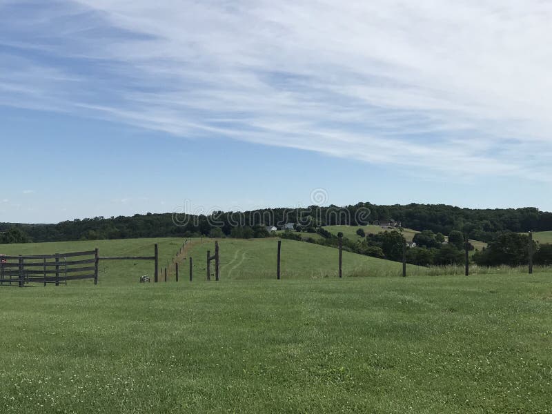 A scenic view in Virginia stock photo. Image of rural - 96429200