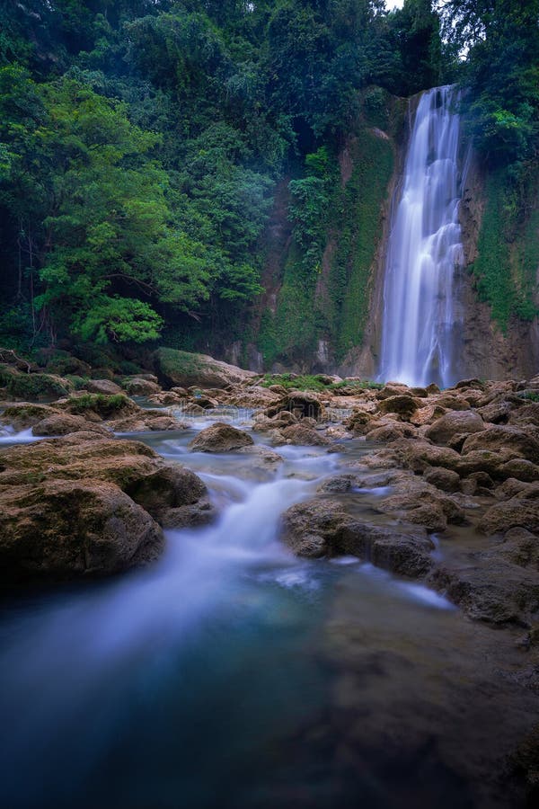 Scenic View of Waterfalls of Ciletuh Geopark in Sukabumi, West Java ... Scenic View of Waterfalls of Ciletuh Geopark in Sukabumi, West Java ...