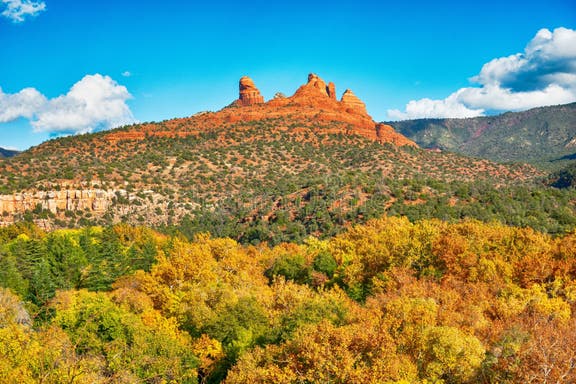 Scenic Views in Fall Around Sedona Arizona Stock Photo - Image of ...