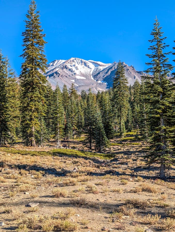 Scenic Views at Shasta Mountain California Stock Photo - Image of ...