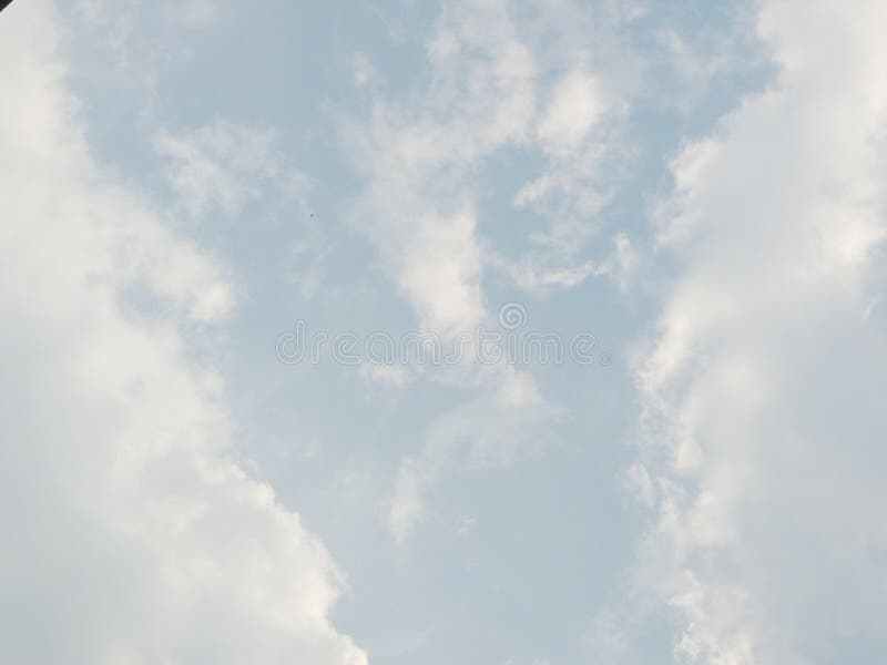 Scenic Views of White Cloud and Light Blue Sky Stock Image - Image of white, blue: 375177283