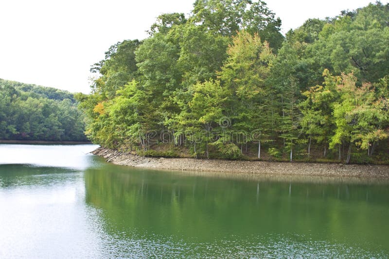 Scenic Water Scene stock image. Image of green, still - 16139559