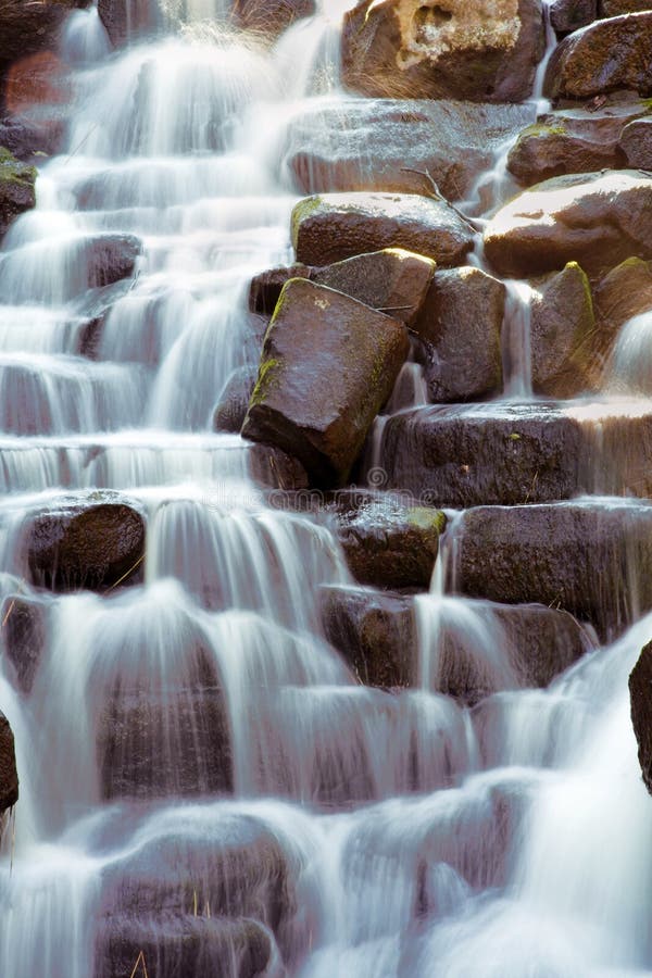 Waterfall in motion stock image. Image of falls, grand - 27037139