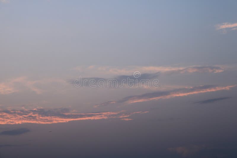 Scenics of the Beauty Sky with Cloud. Stock Photo - Image of sunset ...
