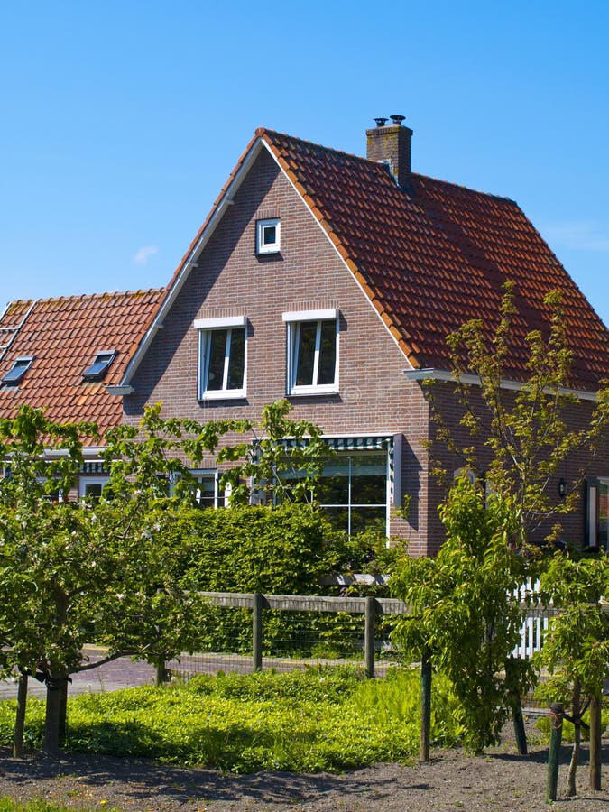 Scenics Cottages in Marken, Netherlands Stock Image - Image of ...
