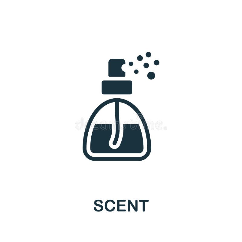 Scent Icon. Monochrome Simple Element from Sauna Collection. Creative ...