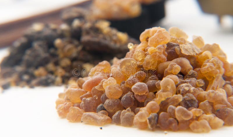 Scented incense granules stock image. Image of brown - 13644887