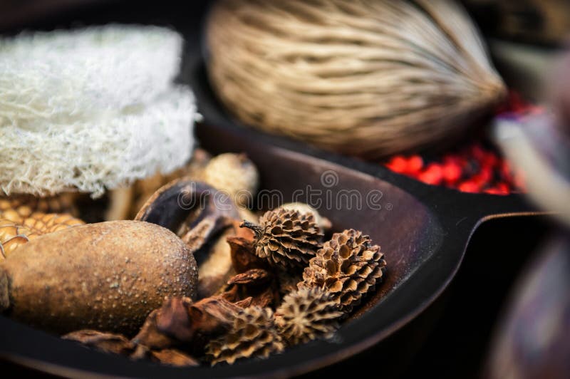 Scented Potpourri Aromatherapy and Spa Concept Stock Image - Image of ...