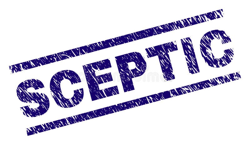 Grunge Textured SCEPTIC Stamp Seal Stock Vector - Illustration of ...