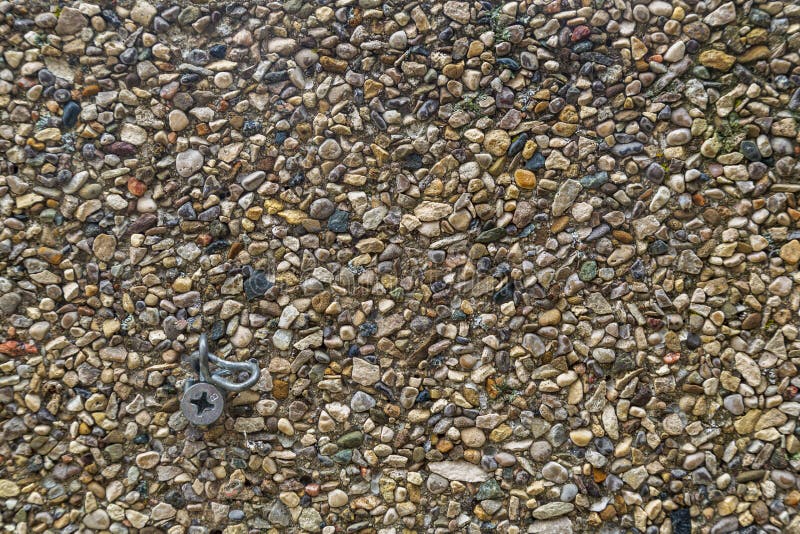 Pebble Dashed Concrete Wall. Stock Photo - Image of water, coat: 13163006