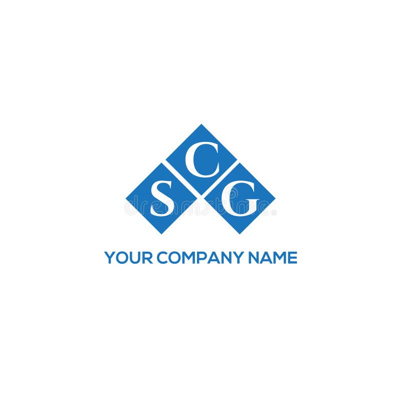 SCG Letter Logo Design on BLACK Background. SCG Creative Initials ...