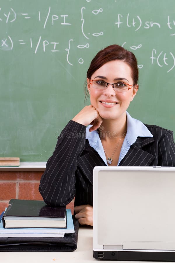 Erfolgreicher Lehrer stockbild. Bild von intelligent - 14750465