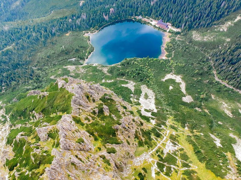 Schöner Poprad See in Slowakei in Europa Stockfoto - Bild von schön ...