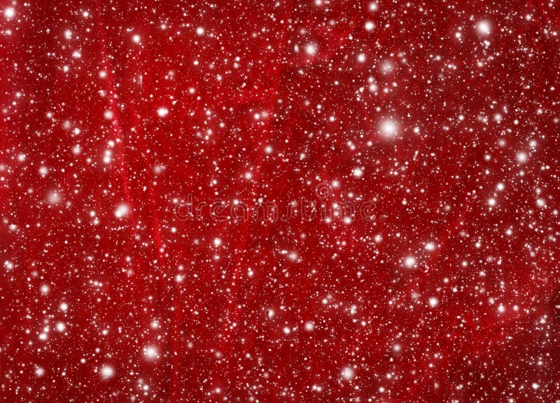 Schöner Weihnachtshintergrund Mit Sternen Auf Rot Stockbild - Bild von ...