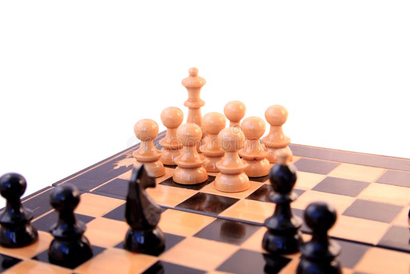 Schaak stock foto. Image of winnen, stukken, slim, denk - 5789304