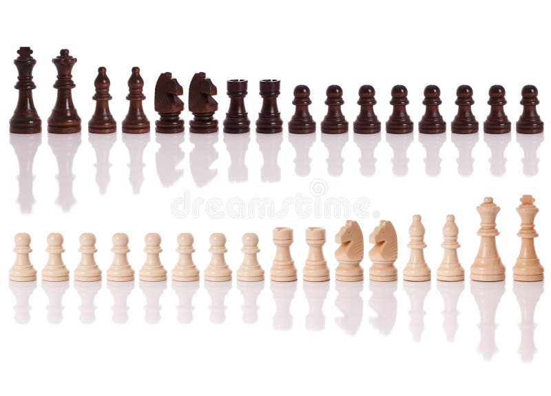 Schaakstukken stock foto. Image of conflict, stuk, orde - 16552894