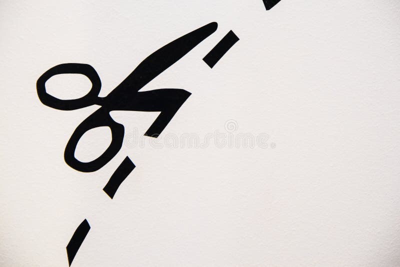 Schaar Scherp Symbool Getrokken Symbool Stock Foto - Image of tekening ...