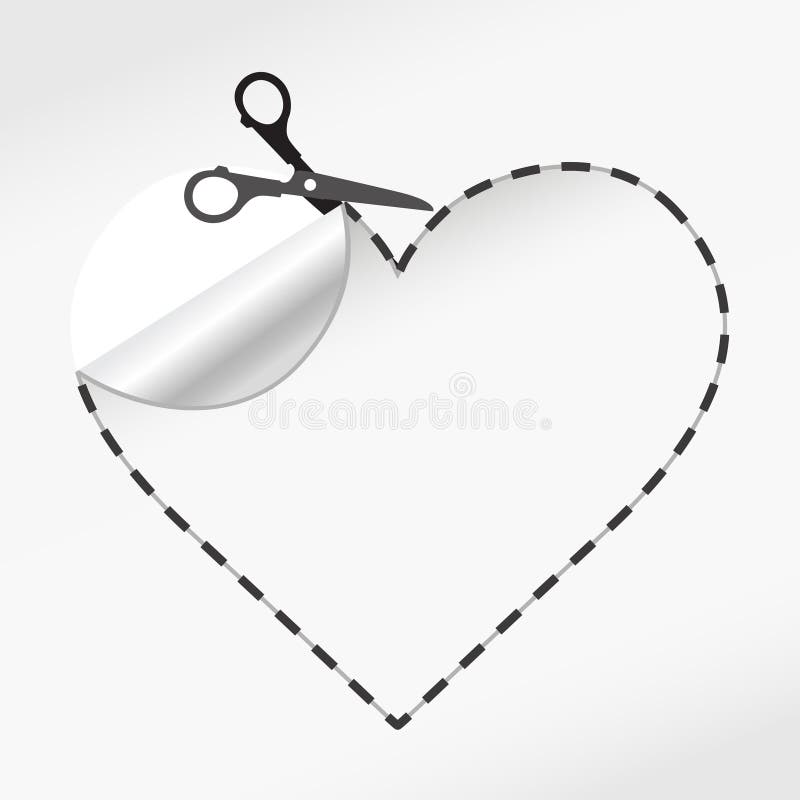 Schaar. Sticker vector illustratie. Illustration of banier - 14758214