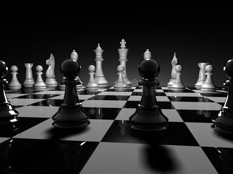 Schach stockfoto. Bild von konkurrieren, vorstand, könig - 3671596