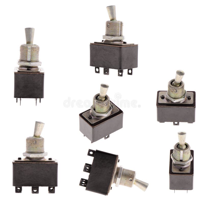 Elektro schakelaars stock foto. Image of licht, controle - 39176060