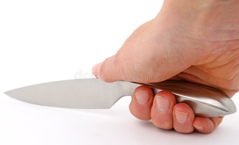 Scharfes Messer stockbild. Bild von ausschnitt, hand, zubehör - 1193009