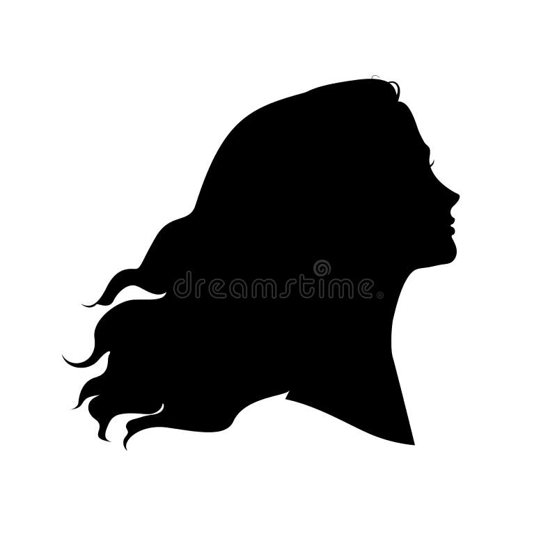 Schattenbild der Frau vektor abbildung. Illustration von haarschnitt ... Schattenbild der Frau vektor abbildung. Illustration von haarschnitt ...